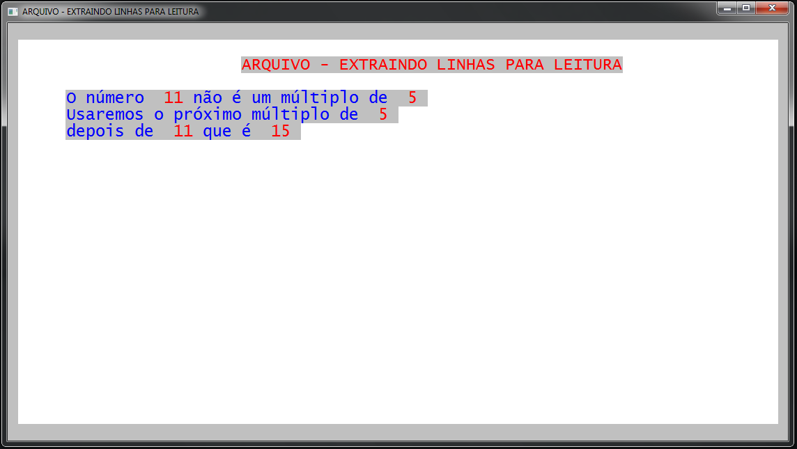 Samuel Lima - Programador C/C++ : Arquivo - extraindo linhas para leitura
