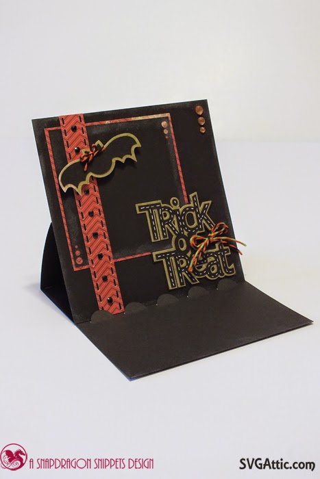 3 under 3 and more: Tutorial: Bat Easel Card