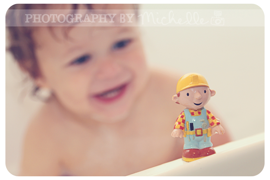 Photography by Michelle: Bath Time with Bob the Builder