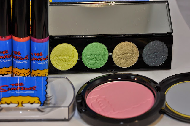 MAC The Simpsons Collection Swatches, Video Review - The Shades Of U