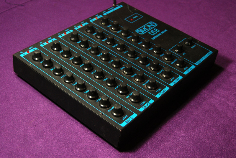 MATRIXSYNTH: SIMONS SIMMONS DS-8 RARE VINTAGE ANALOG DRUM MACHINE