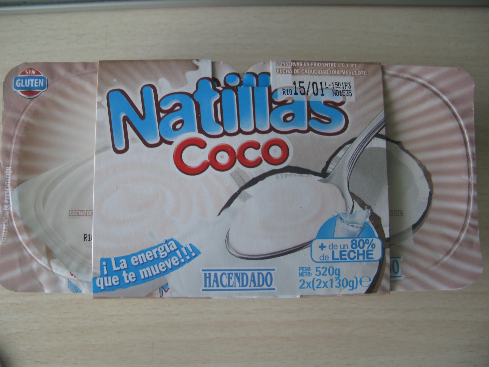 El mojete: Primera entrada del año, natillas de coco