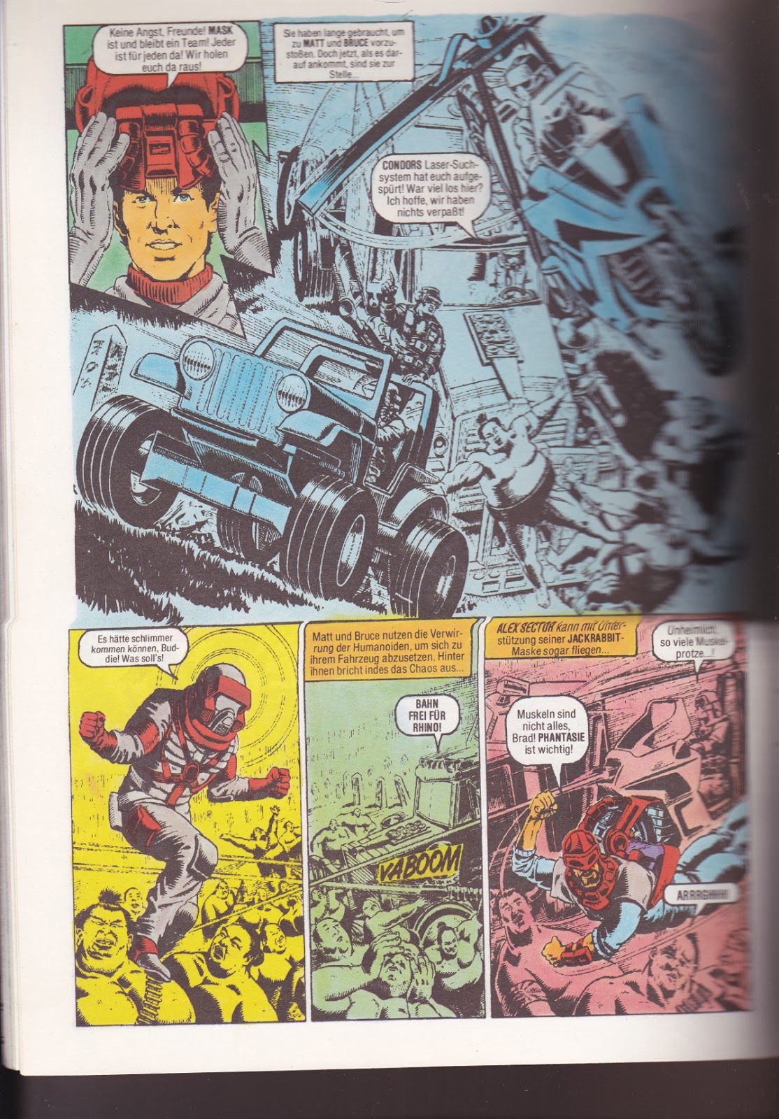 M.A.S.K. Comics: German M.A.S.K. Comics