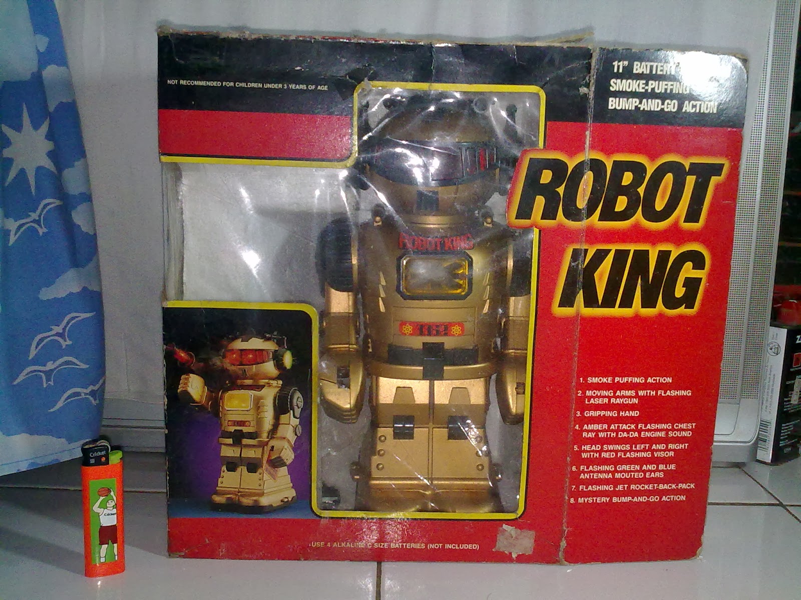 JADULCOLLECTIBLES: MAINAN JADUL ROBOT KING 1987 MAYCROWD LTD