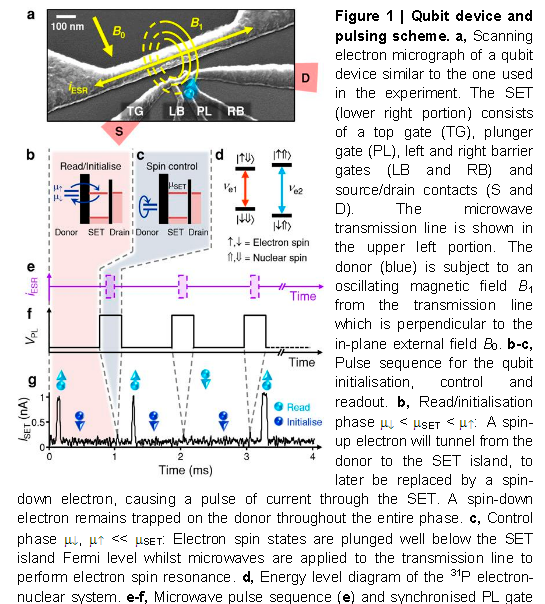 Single atom electron spin qubit building block for scalable quantum ...