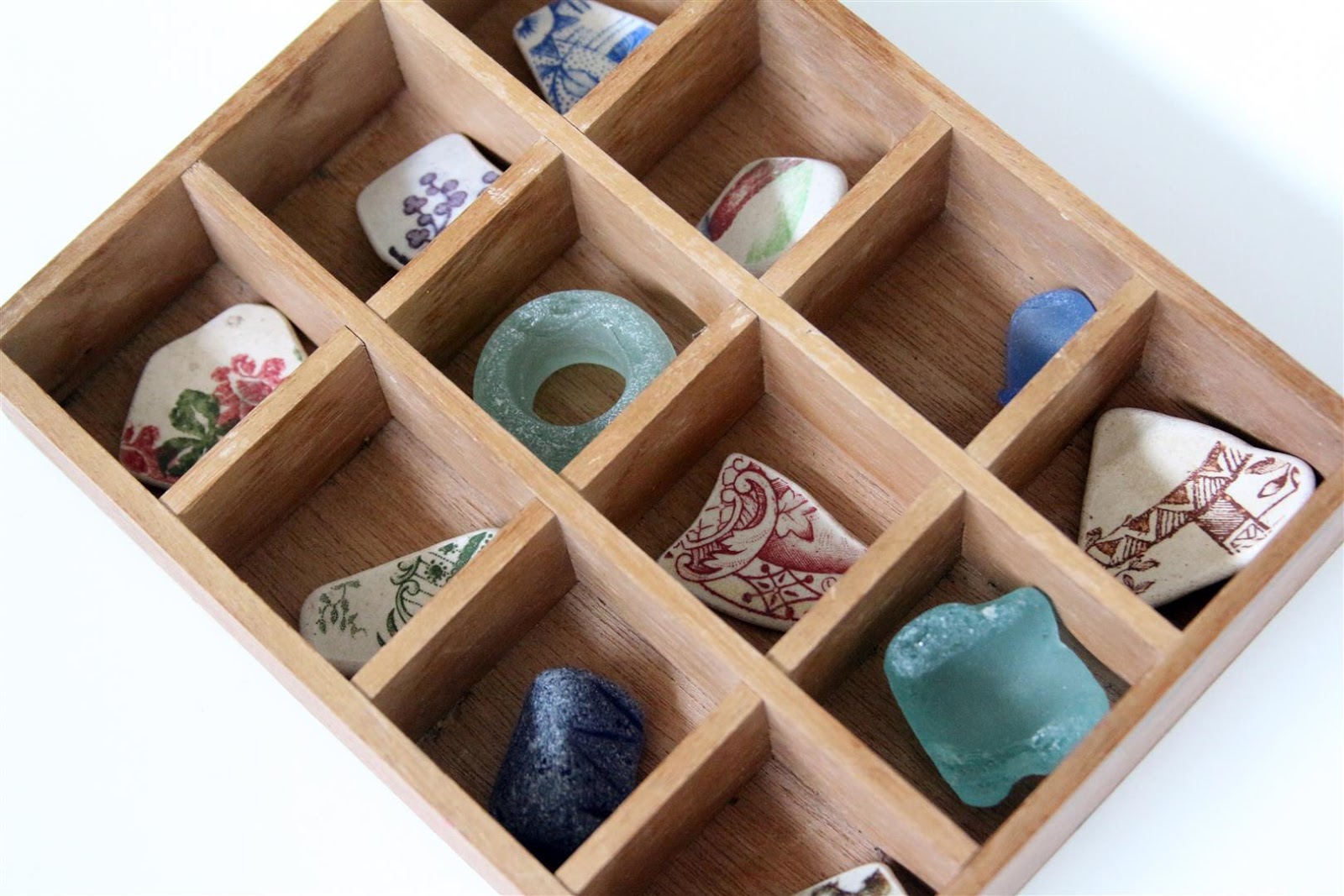 emuse: Sea glass storage and display ideas