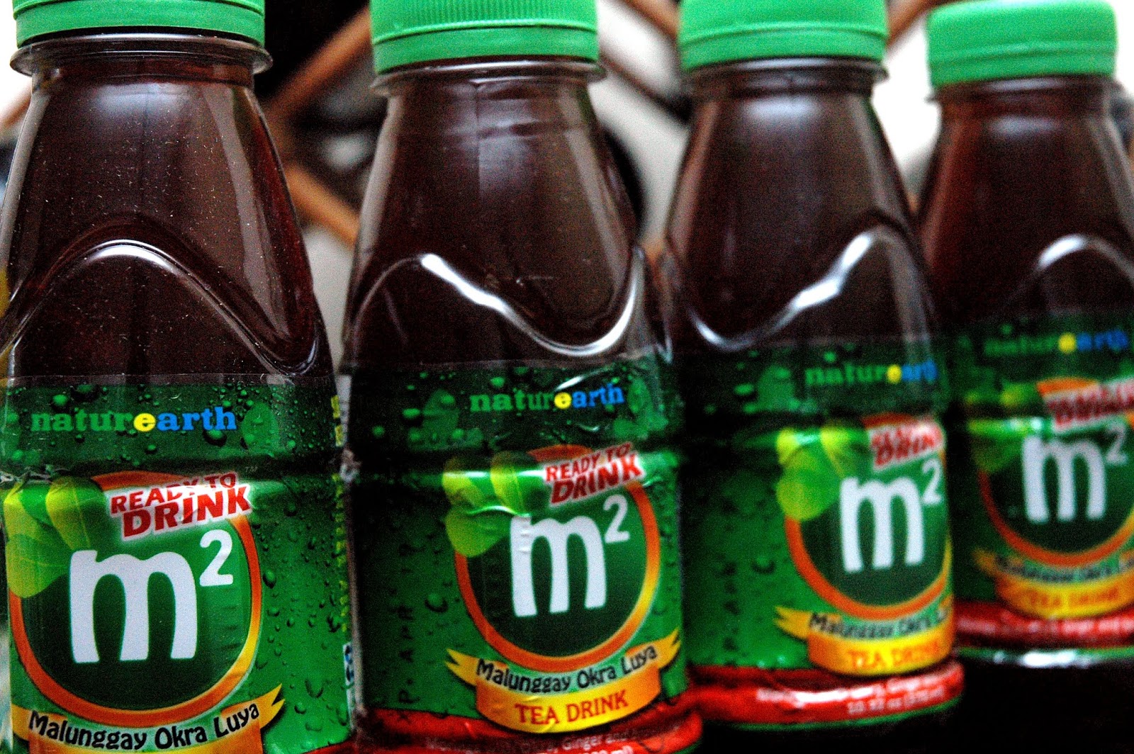 DUDE FOR FOOD: M2 Malunggay Okra Luya Tea Drink: Your Refreshing ...