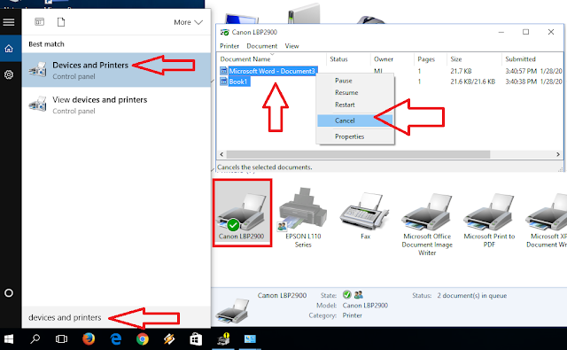 Learn New Things: How to Cancel or Restart Stuck Print Jobs in Windows PC