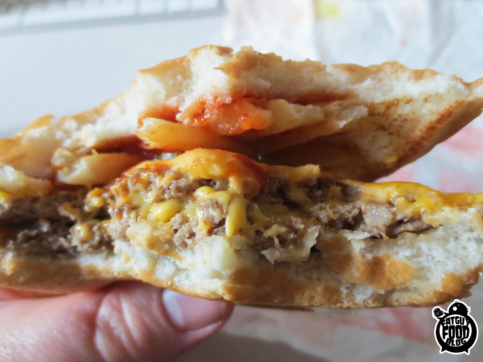 FATGUYFOODBLOG: Burger King's Fry Burger and Satisfries: FRENCH FRY ...