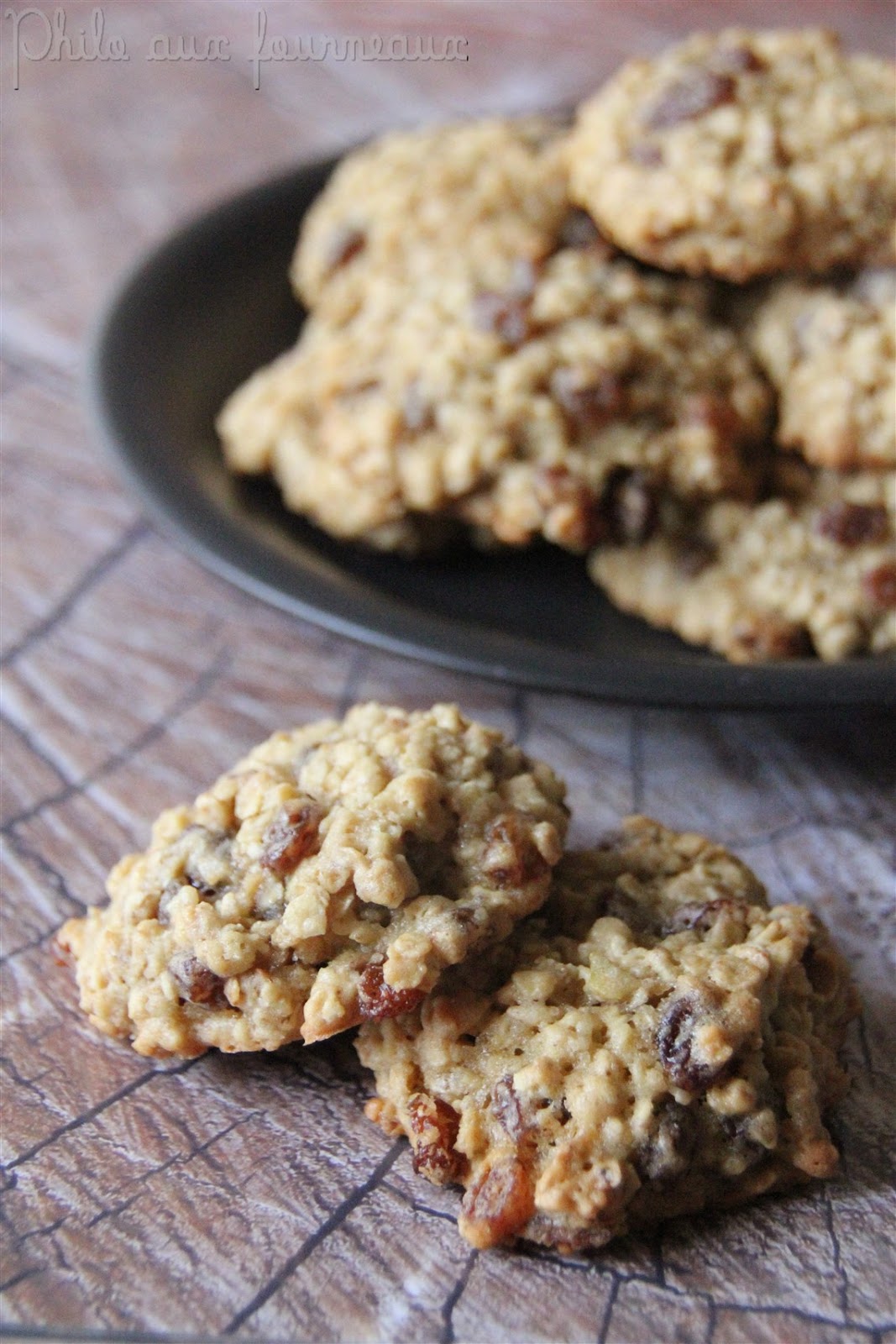 Philo aux fourneaux: Biscuits à l'avoine & aux raisins secs