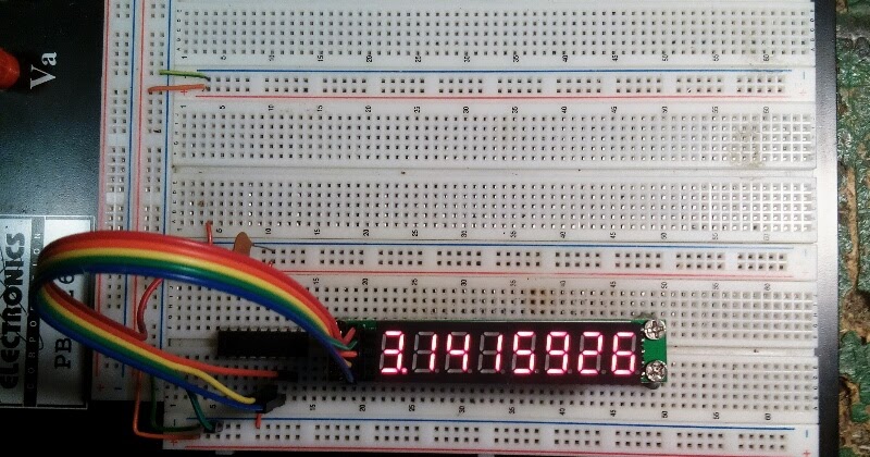 PIC Projects in Pascal: 7-Segment Display -- Eight Digits
