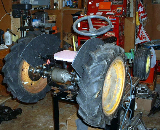 Just A Car Guy: check out this cool home built kids tractor made from ...