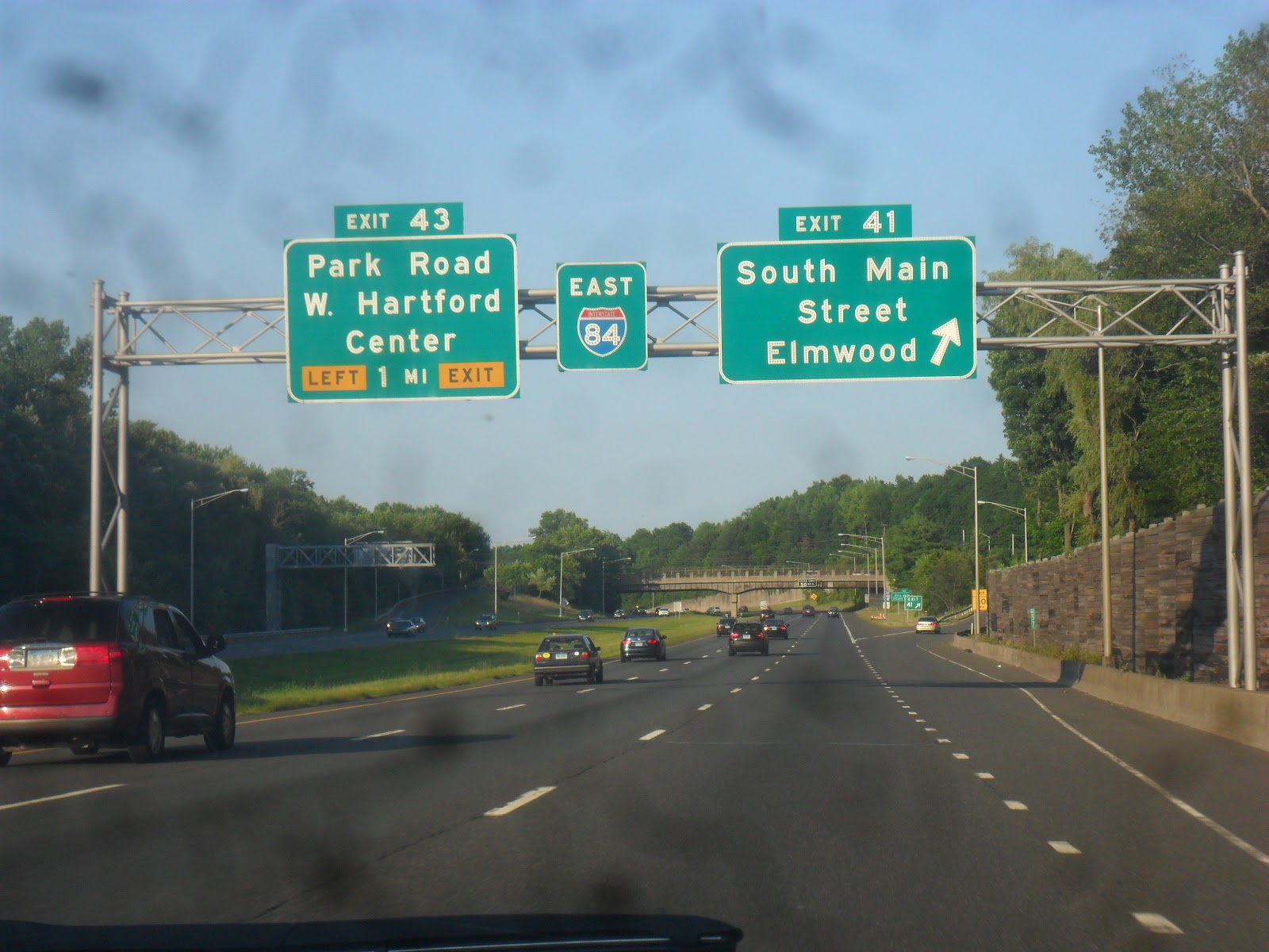 Luke's Signs: Interstate 84 - Connecticut (Hartford Vicinity)