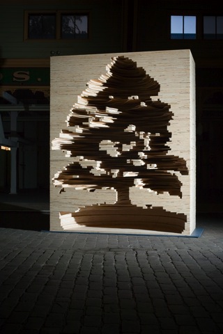 Simply Creative: Book Stack Sculptures by Kylie Stillman