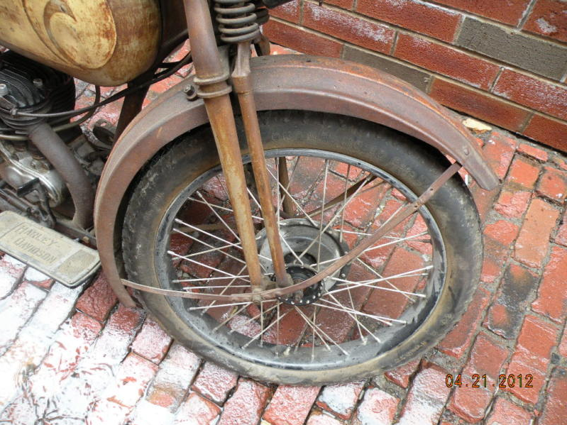 1928 Harley Davidson Single B Model Flathead - Rusty Knuckles - Motors ...