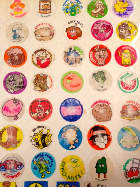 Fab and Thrifty-Something: My Vintage 80s Sticker Book Collection