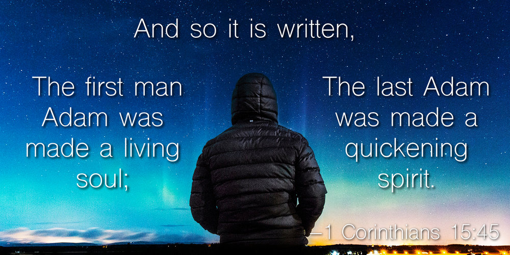 Jesus, the Last Adam.