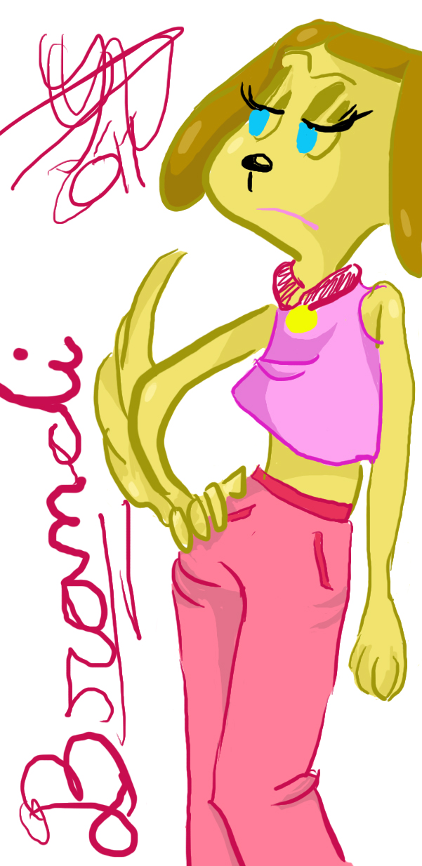 Una Caricatura de Mi: Brandy y el Sr Bigotes!