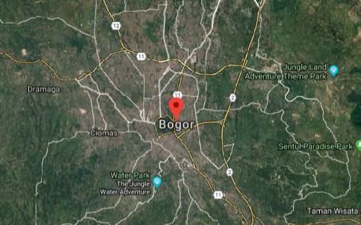 Peta Kota Bogor Lengkap (Google Map)