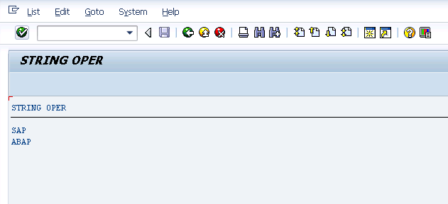 SAP TECH: Splitting string based on position->using offset concept