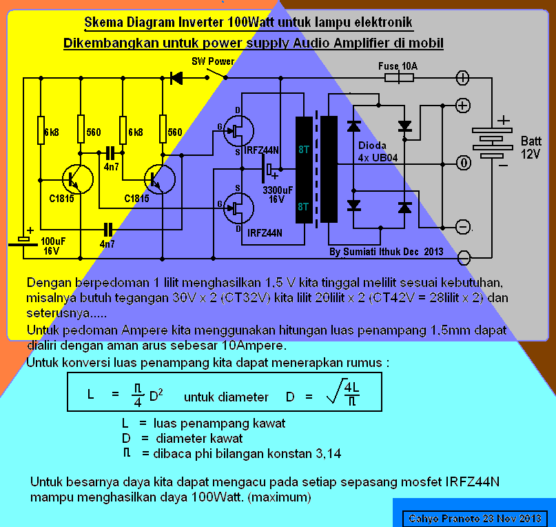 Ac Matic, Power Amplifier dan Inverter: Membuat Inverter Sendiri yang ...