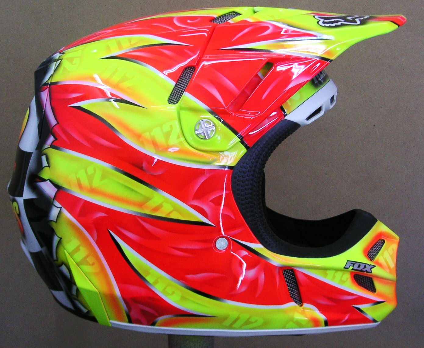 Hand Painted Helmets - Design your helmet today..!!: Motocross Helmet ...