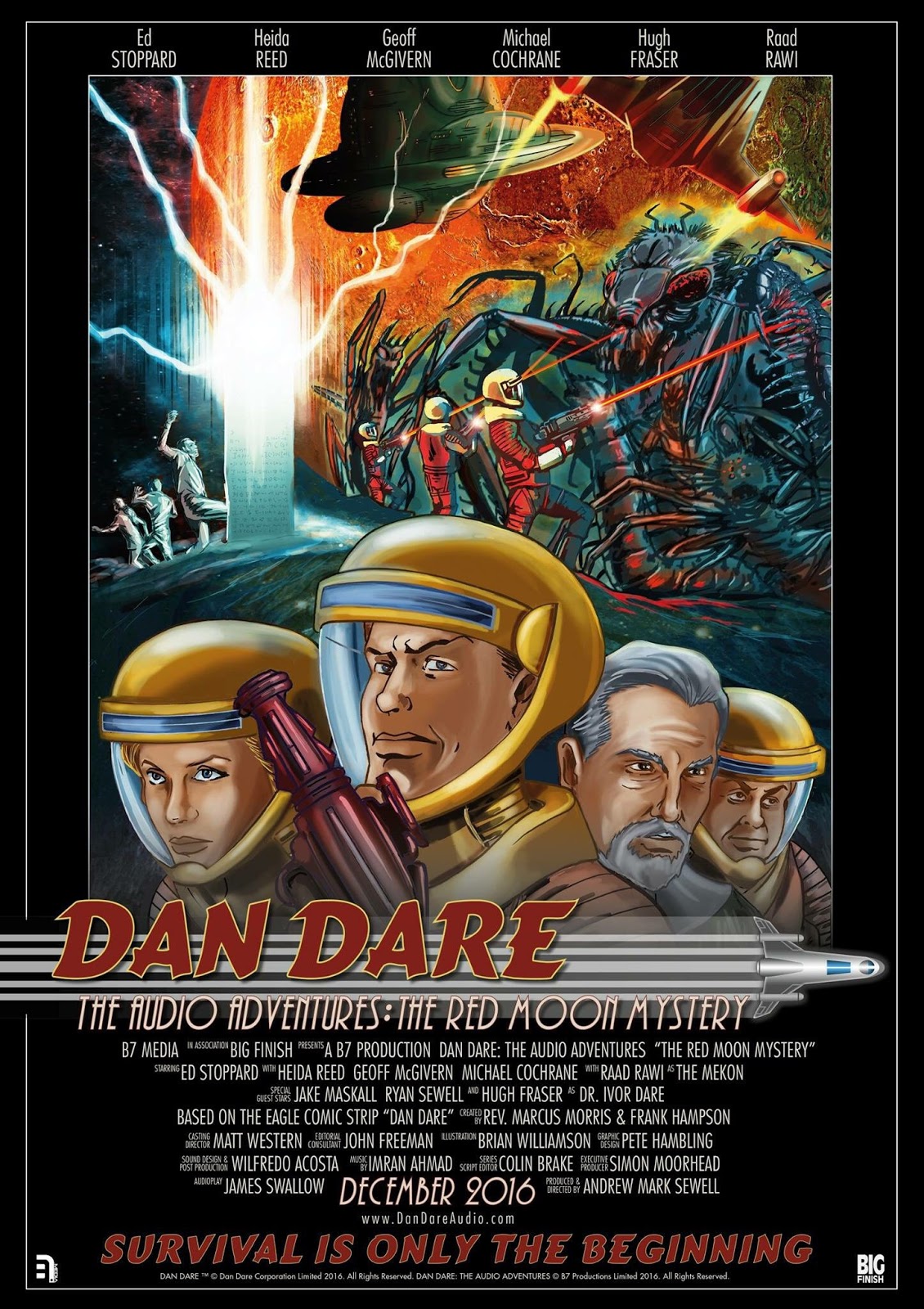 Bear Alley: Dan Dare audio posters