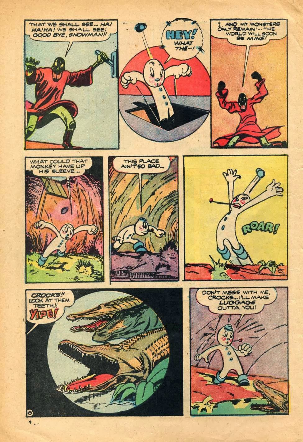 Ominous Octopus Omnibus: "Snowman" - TALLY-HO COMICS - Frank Frazetta