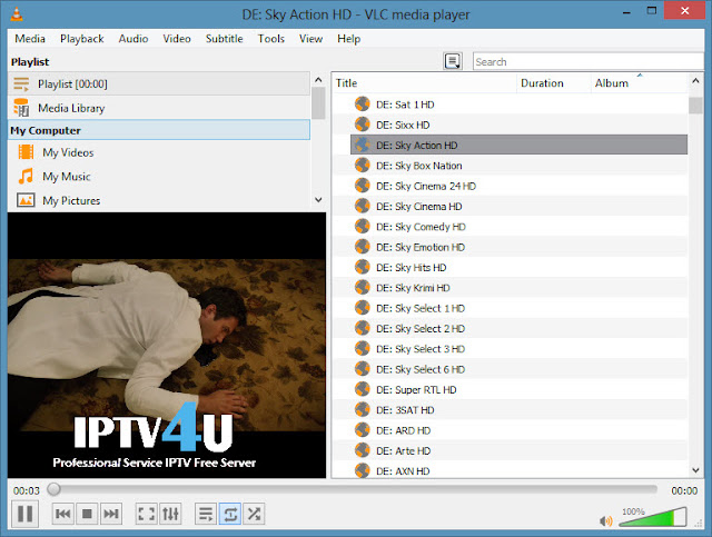 IPTV M3u Germany List 27/08/2018 - IPTV4U | IPTV FREE SEVER