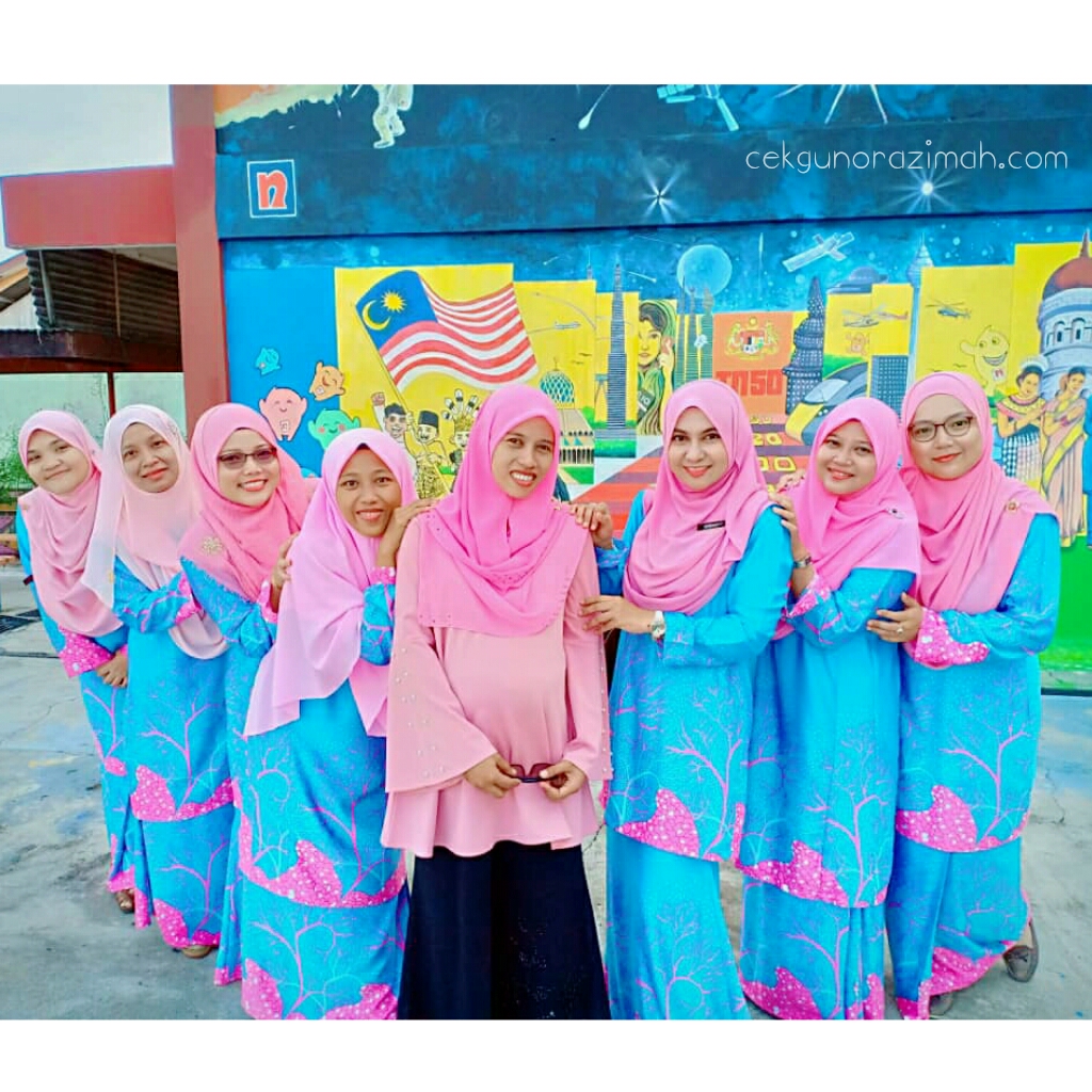 Bergaya dengan uniform baru KGKT ~ Cikgu Norazimah