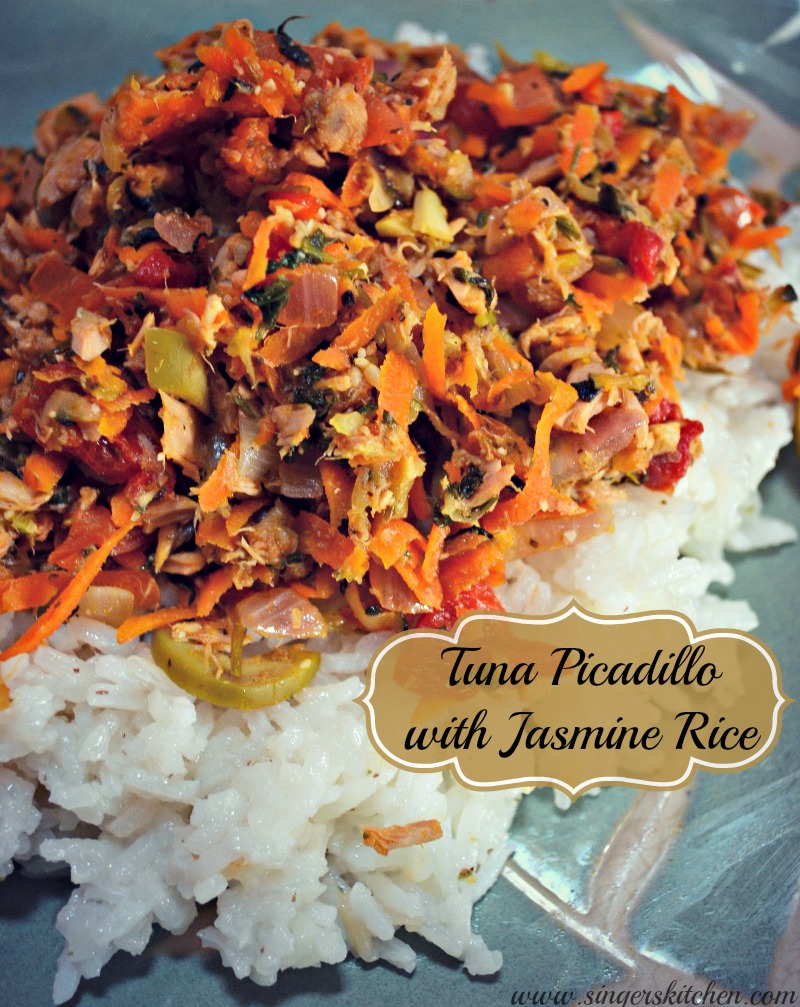 Tuna Picadillo with Jasmine Rice - Opera Singer in the Kitchen