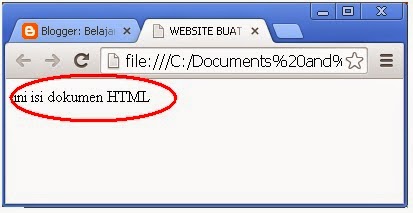 Membuat HTML sederhana