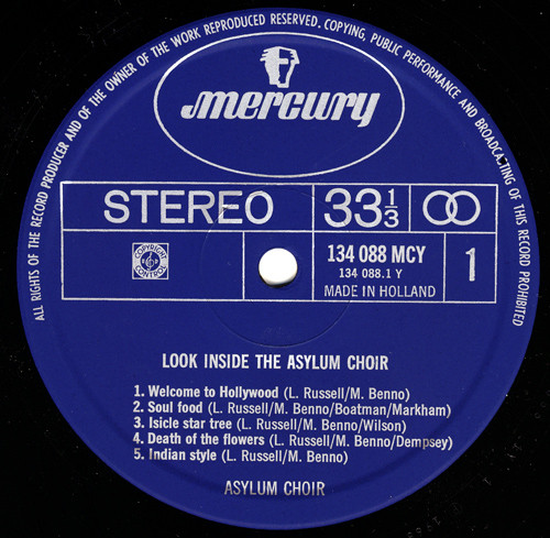 johnkatsmc5: The Asylum Choir (Marc Benno & Leon Russell) "Look Inside ...