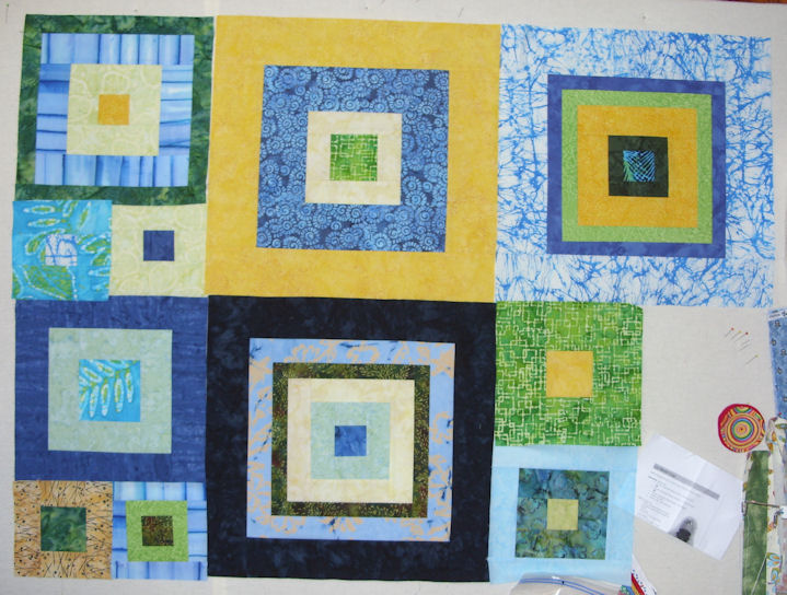 Elizabeth's Quilt Projects: A Few More Framed Squares