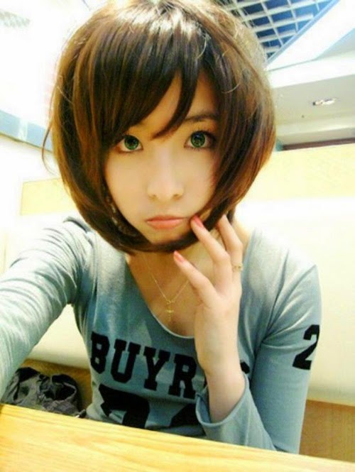 Potongan Rambut Imut Bob untuk Perempuan - Hairstyle Cute Bob Asian | C & D