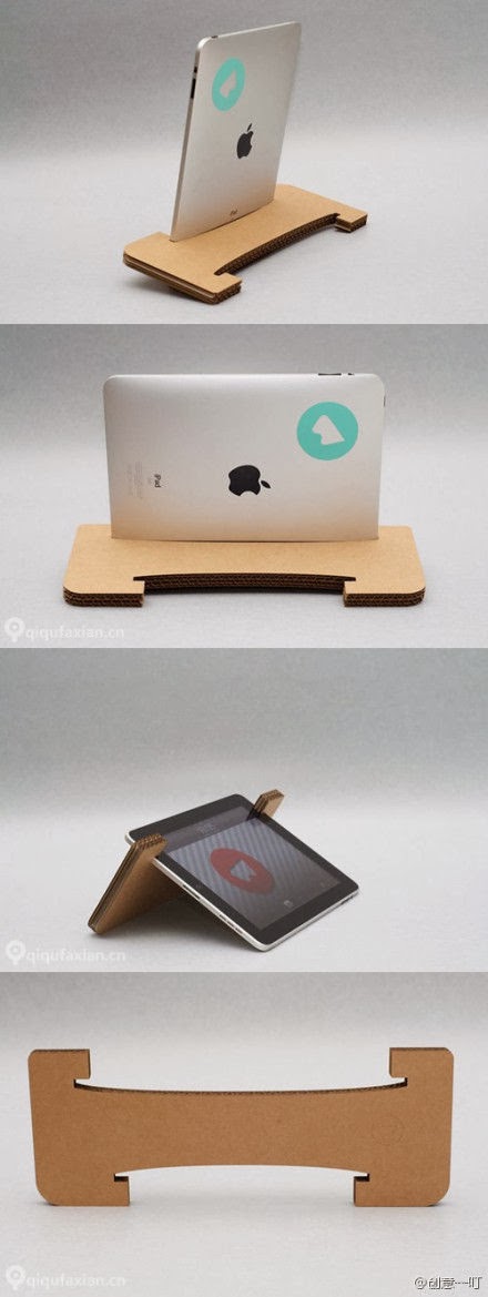 Diy Cardboard Ipad Tablet Stand Diy And Crafts Tutorials