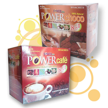 Power Plus Vitamins: Power Cafe & Power Choco