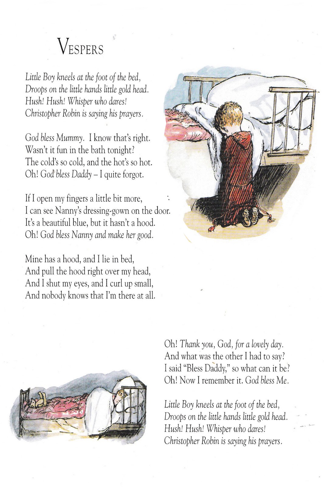 The Glass Character: Hush! Hush! Whisper who dares! Christopher Robin's ...