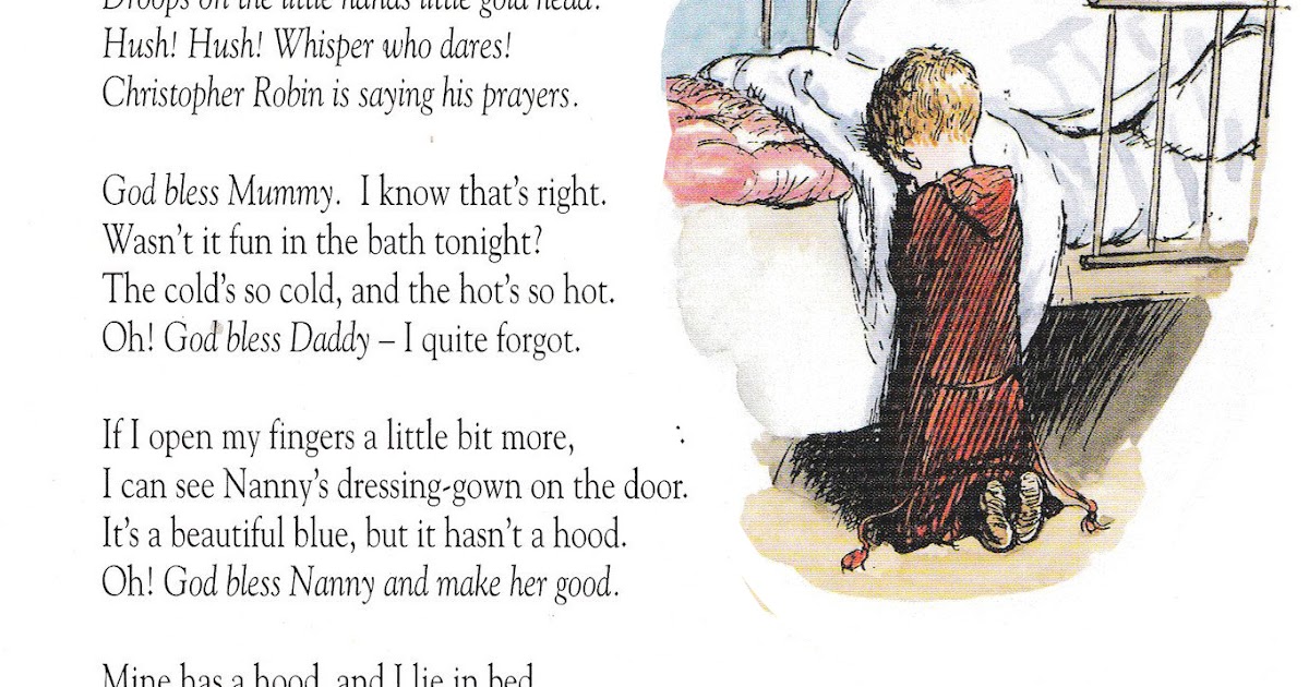 The Glass Character: Hush! Hush! Whisper who dares! Christopher Robin's ...