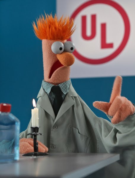 Beaker Muppets Fire