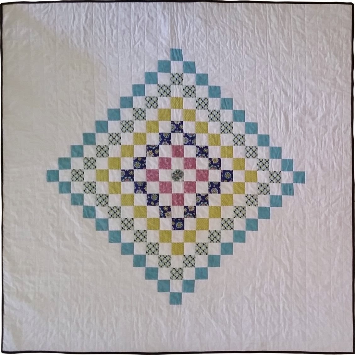 Vicki Sews: Diamond Checkerboard Quilt - A finished Quilt
