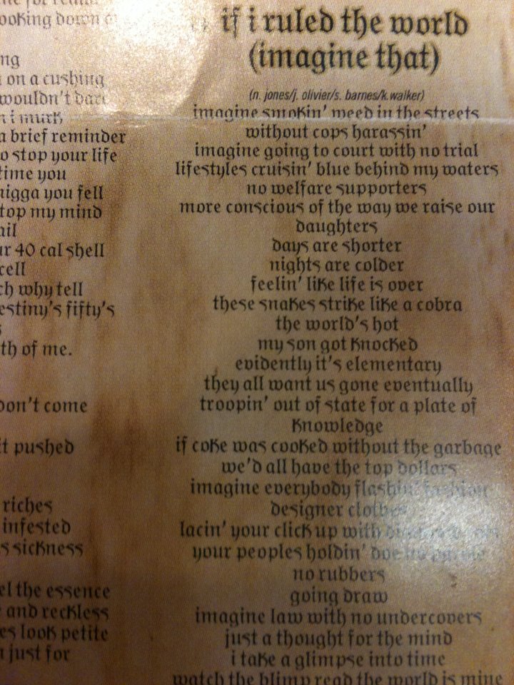 ProjectHBW: It Was All A Dream: Liner Notes and 1990s Hip Hop Print and ...