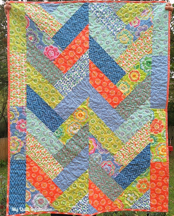 My Quilt Infatuation: Bold Braid Quilt Tutorial