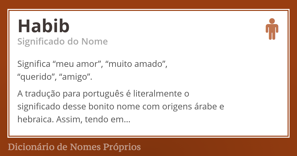 ISLÃ, PAZ, SABEDORIA, MULHERES MUÇULMANAS: SIGNIFICADO DA PALAVRA HABIB