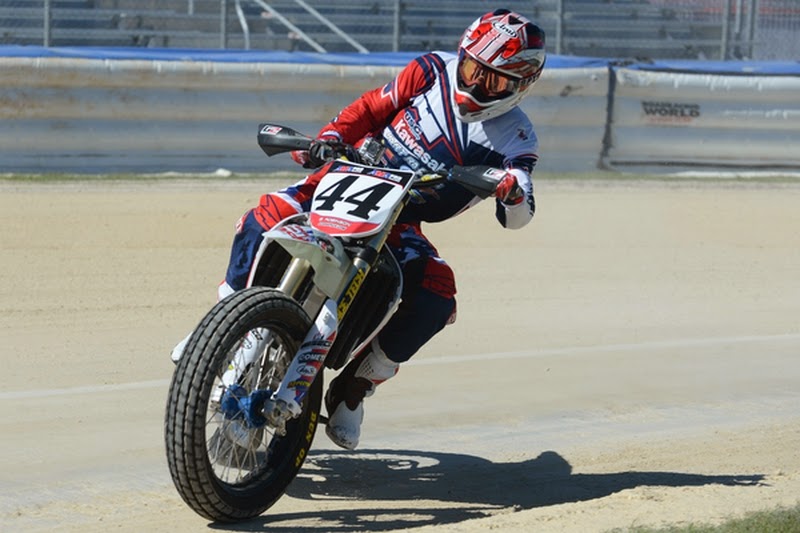 Stu's Shots R Us: Brandon Robinson #44 Files His AMA Pro Flat Track ...