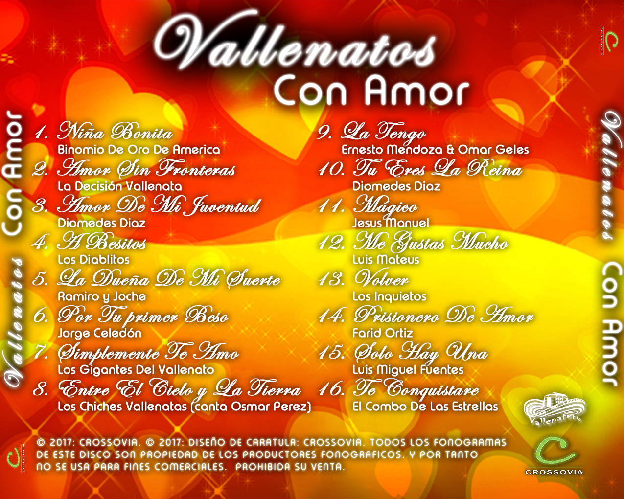 VALLENATOS CON AMOR (2017) (320 KBPS FULL) VALLENATOS CON AMOR (2017) (320 KBPS FULL)