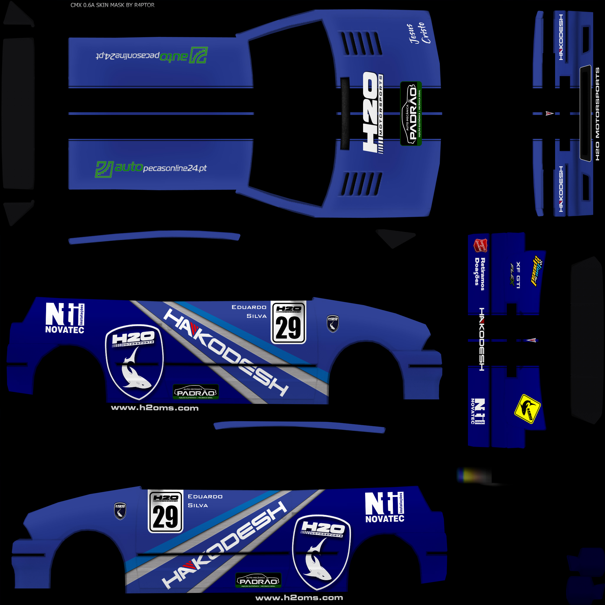 H2O | Equipe de Automobilismo Virtual: SKINS PARA LIVE FOR SPEED