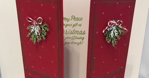 SCRAPBOOKING WITH M.E.: Open Door Christmas Card Tutorial