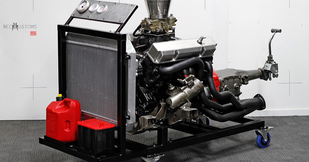 Beck Kustoms | Aaron Beck: Engine run stand