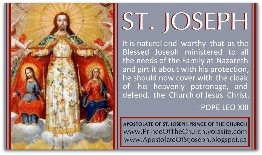 AD TE BEATE IOSEPH ☩ TO THEE O BLESSED JOSEPH ☩: ♔ HOLY CLOAK OF ST ...